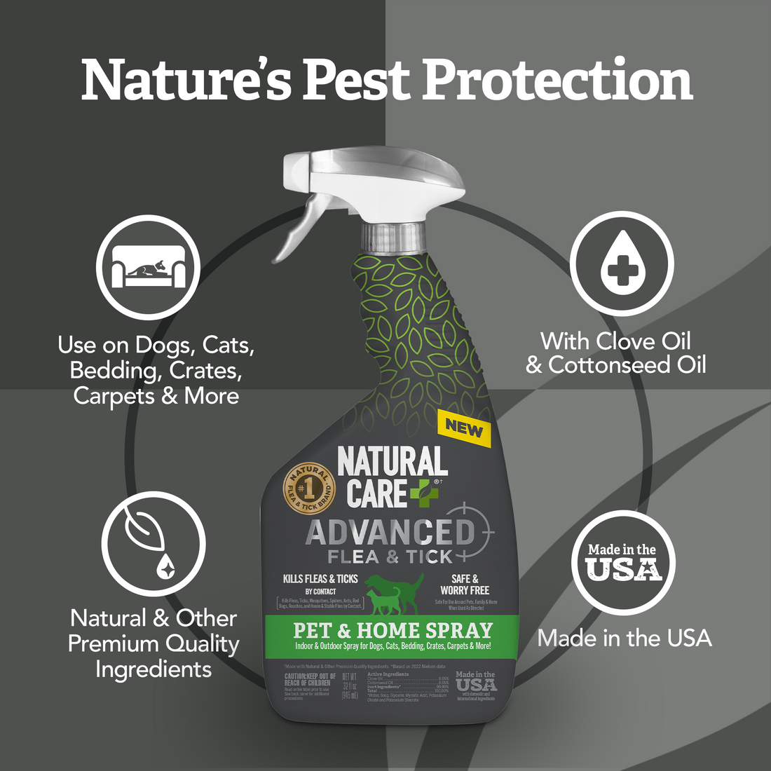 Advanced Flea & Tick Home Spray | Natural Care