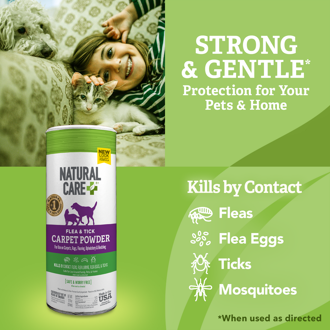 Flea & Tick Carpet Powder | Natural Care