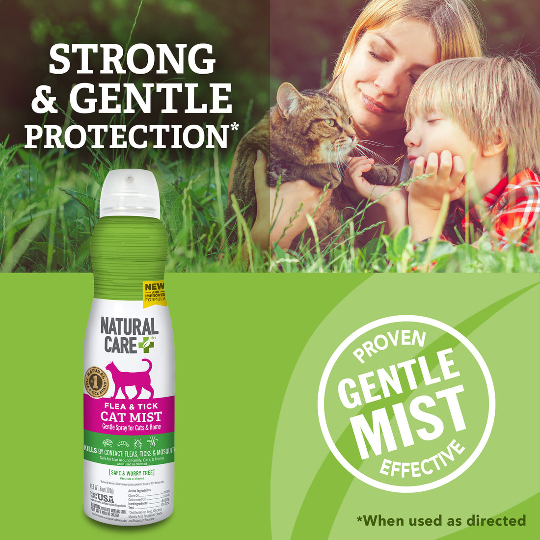 Cat Flea & Tick Spray | Natural Care