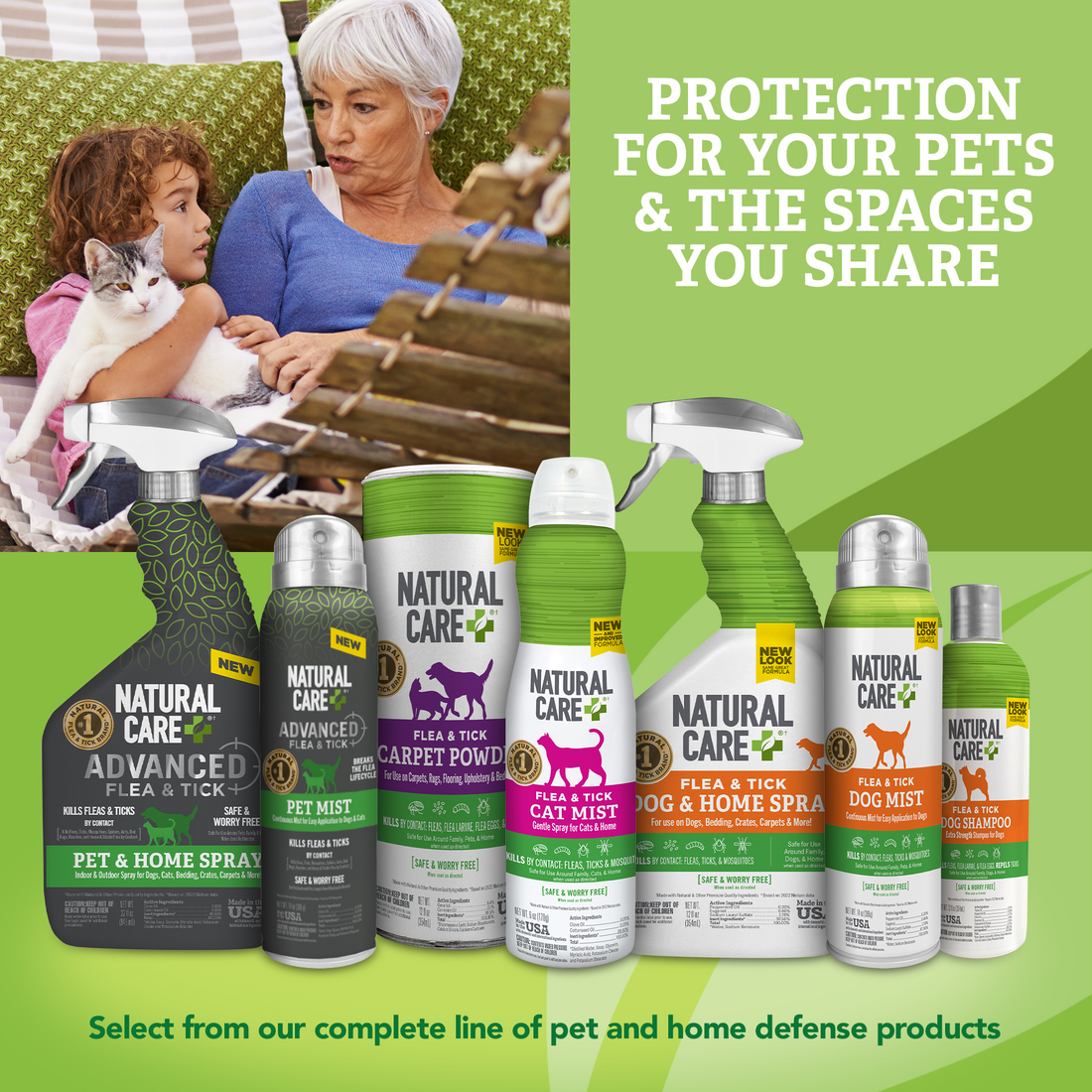 Cat Flea & Tick Spray | Natural Care